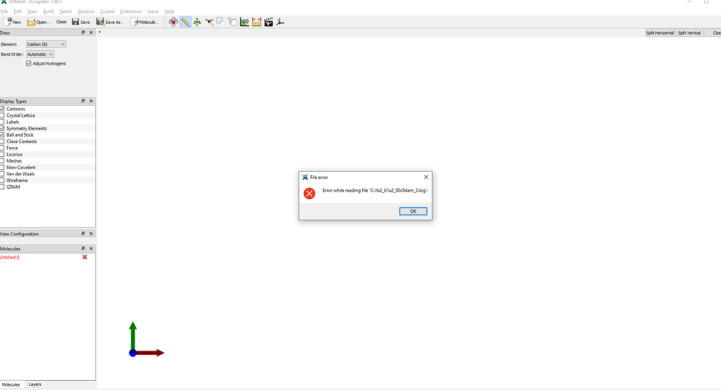 Failure to open .log Gaussian 16 files - General Discussion - Avogadro ...