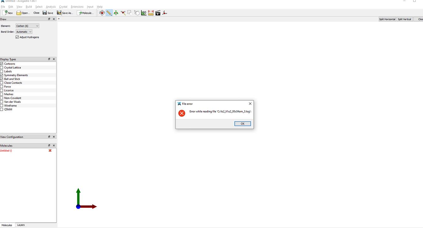 Failure to open .log Gaussian 16 files - General Discussion - Avogadro ...