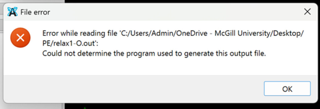 Problem opening Quantum Espresso Output - Support - Avogadro Discussion