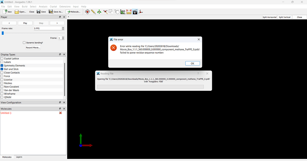 Import trajectories from PDB files - Suggestions - Avogadro Discussion