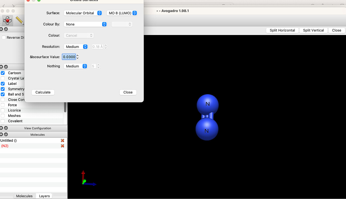 ORCA output file in avogadro to visualize orbitals - Support - Avogadro ...